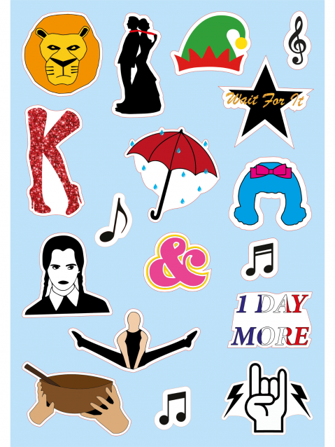 Musical Theatre Stickers – Theatre Gifts