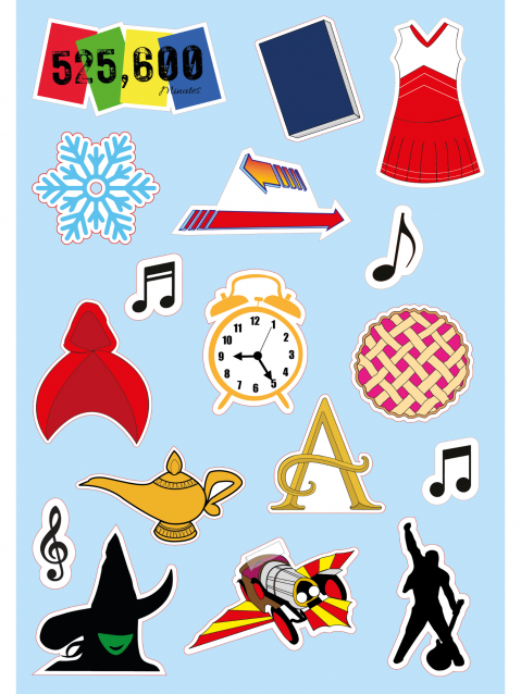 Musical Theatre Stickers – Theatre Gifts
