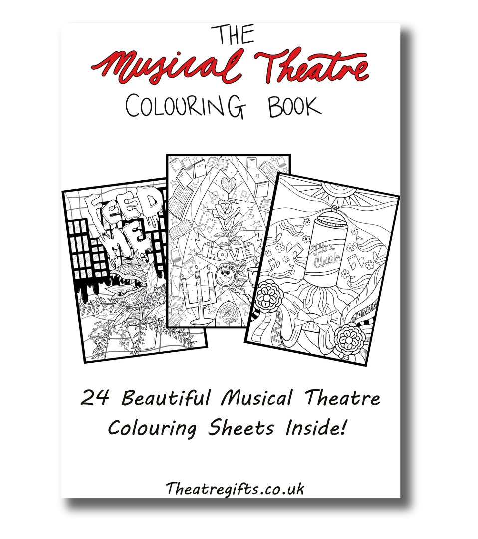 Musical Theatre Colouring Book Volume 1 – Theatre Gifts